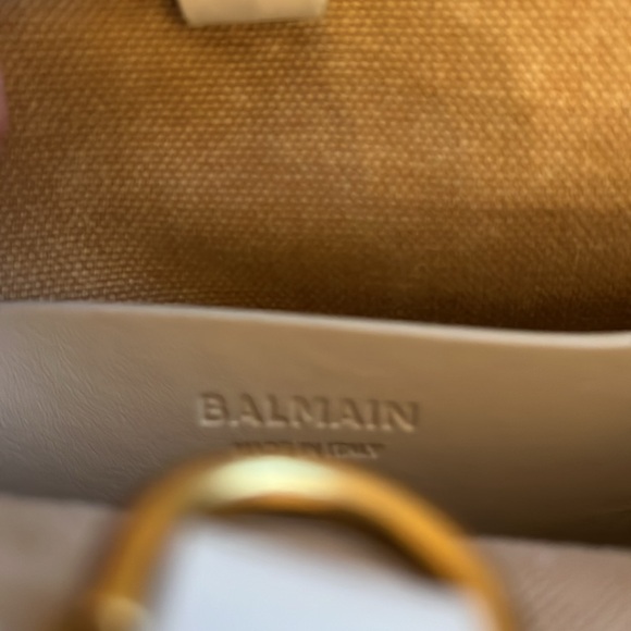 Balmain | Bags | Balmain B Army Small Tote Bag Sky Angel Print Cotton ...